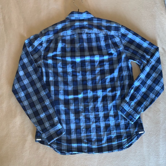 GAP | Shirts | Gap Blue White Button Up | Poshmark